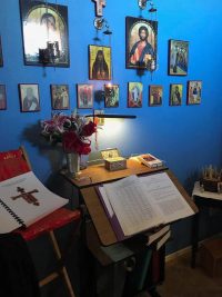 Blessing the Chapel of St. Nikiphoros the Leper